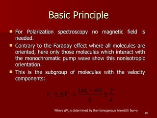 Polarization Spectroscopy | PPT