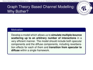 Modelling Polarized Wireless Channels Using Propagation Graphs | PDF