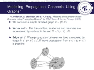 Modelling Polarized Wireless Channels Using Propagation Graphs | PDF