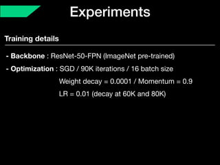 Review : PolarMask: Single Shot Instance Segmentation with Polar Representation [CDM] | PPT