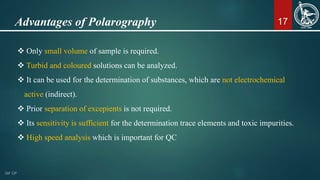 Polarography | PPTX | Chemistry | Science