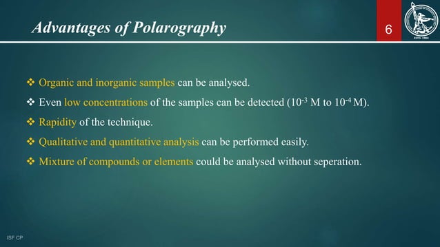 Polarography | PPTX | Chemistry | Science