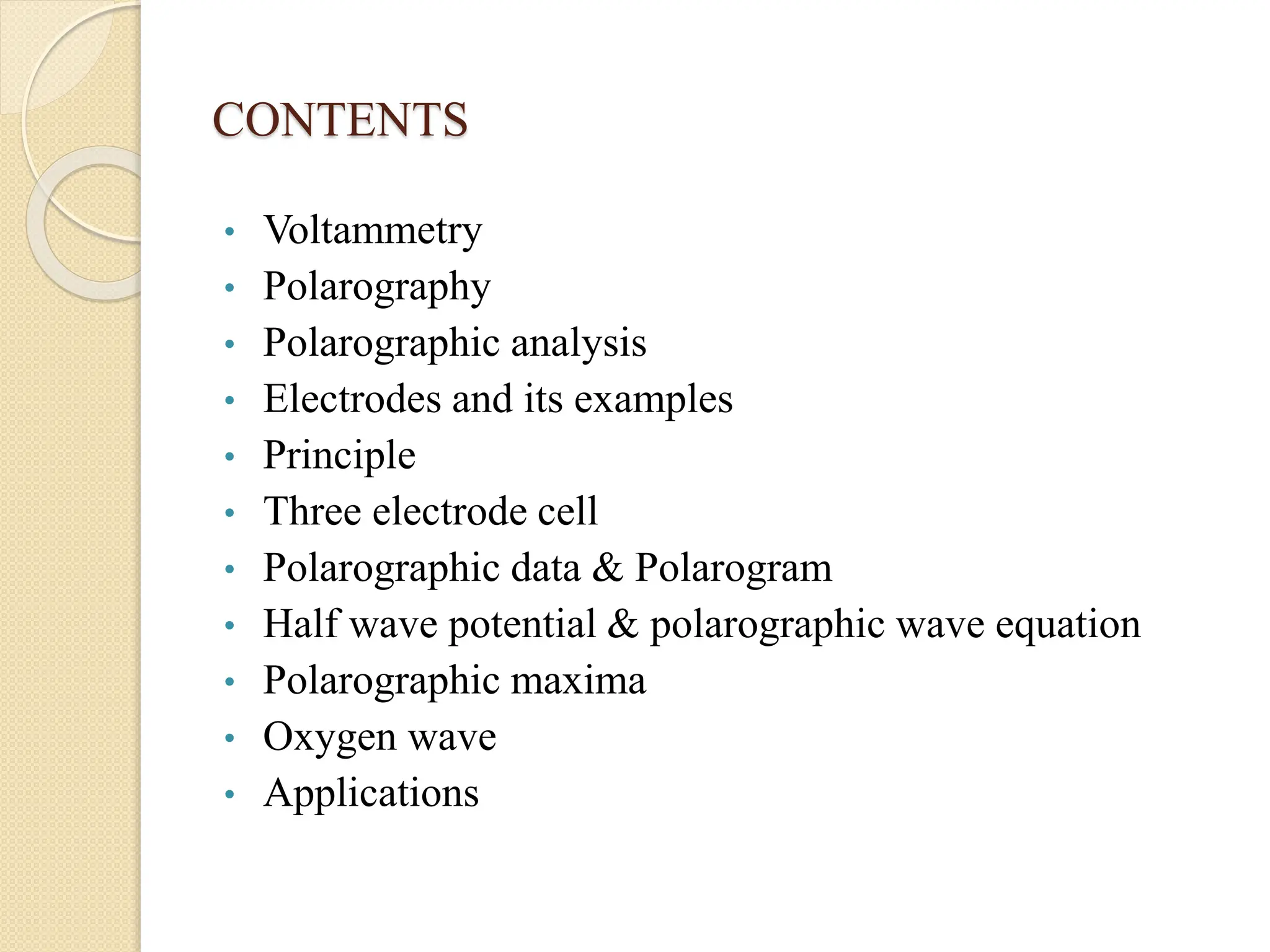 Polarography Electrochemical Pharmaceutical analysis | PDF | Chemistry ...