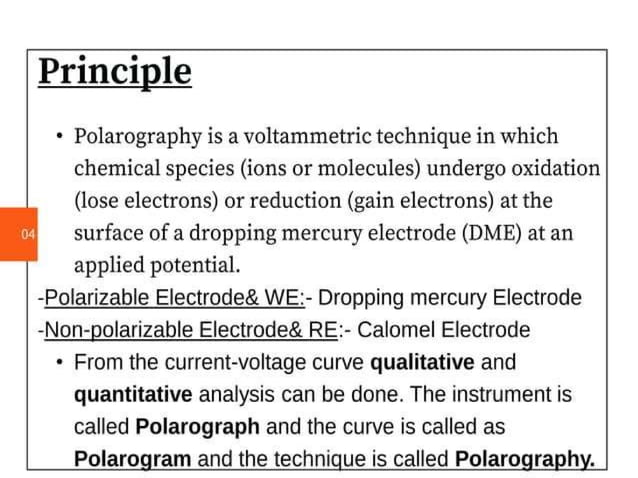 POLAROGRAPHY pharmaceutical analysis sem1.pptx