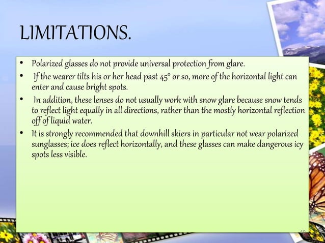 Polaroid lenses | PPSX | Eye and Vision Conditions | Diseases and ...