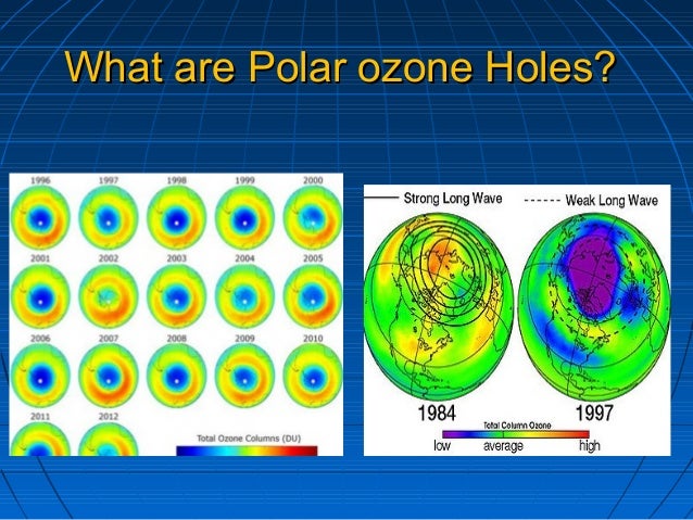 Polar ozone holes