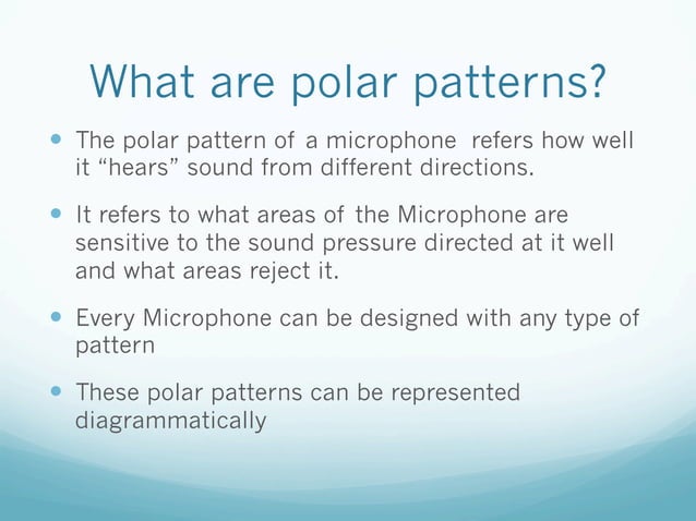 Polar patterns | PPT
