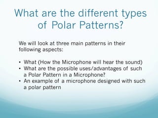 Polar patterns | PDF