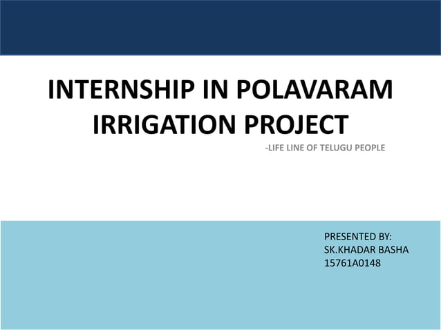 Polavaram internship | PPT