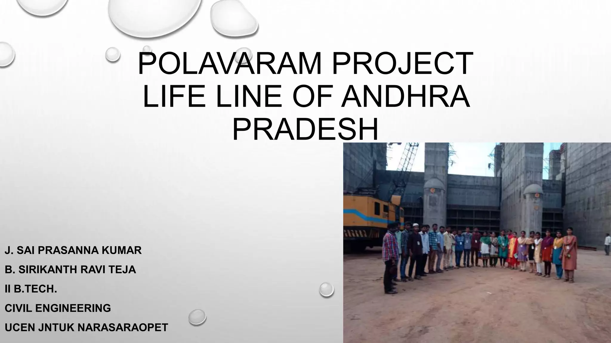 Polavaram Irrigation Project | PPTX