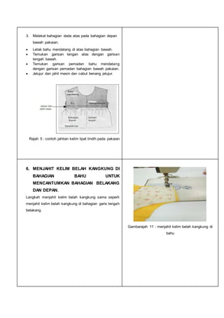 rekod kerja jahitan | DOCX