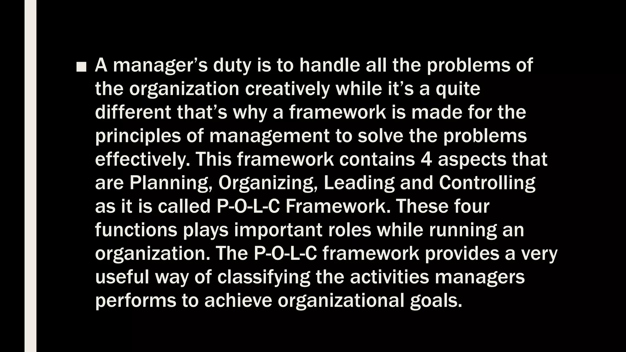 P-O-L-C Framework of Marketing | PPTX