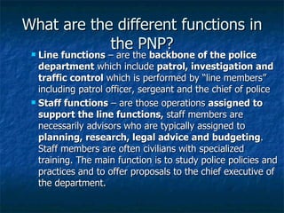 Polce organization and administration (demo presentation) | PPT