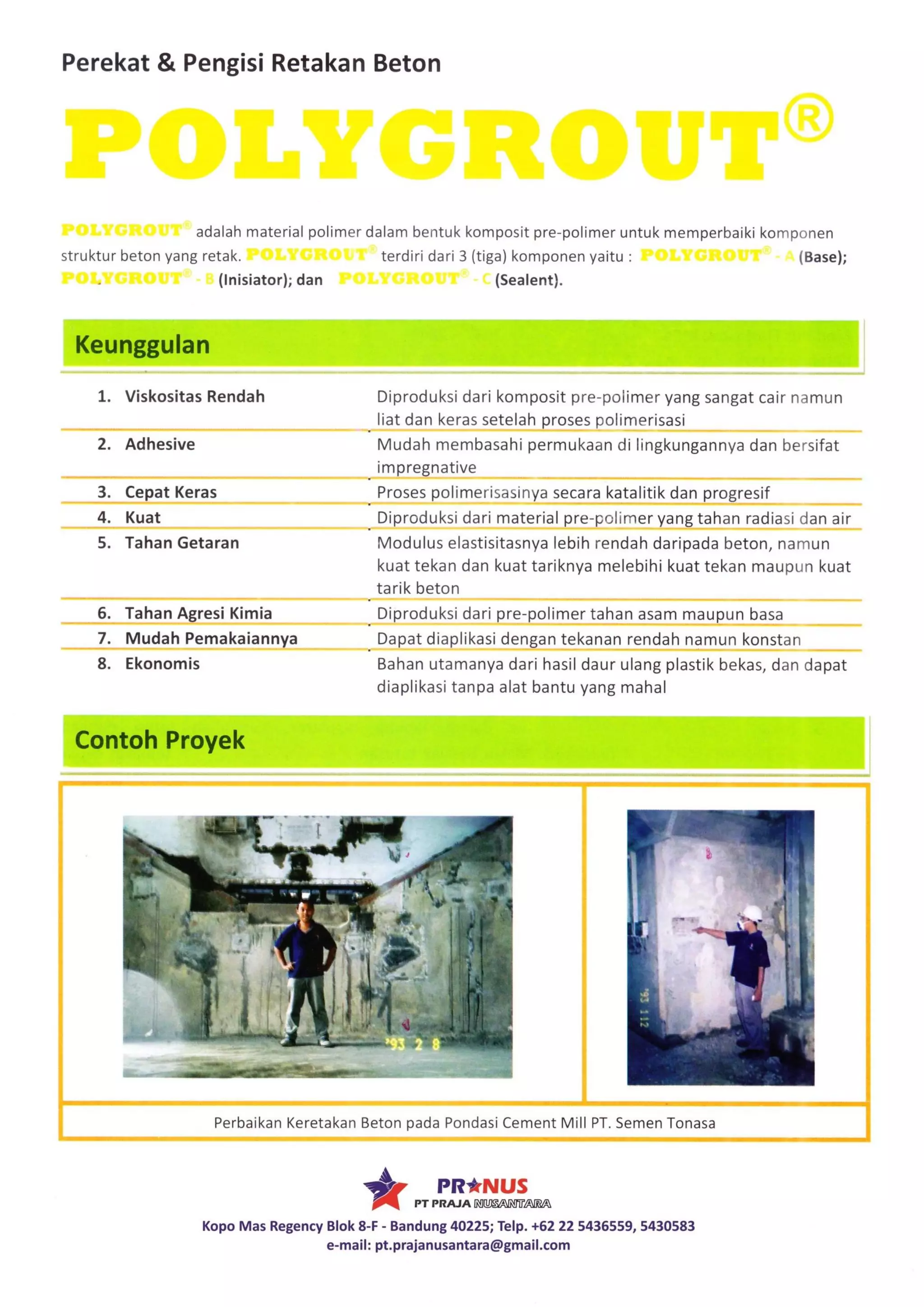 Polimer untuk bahan material konstruksi | PDF