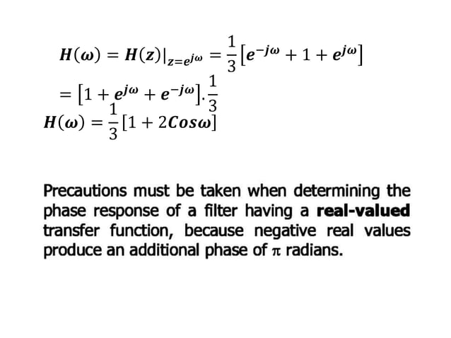 Pole-Zero Placement Method of Filter Design.pptx | Technology & Computing