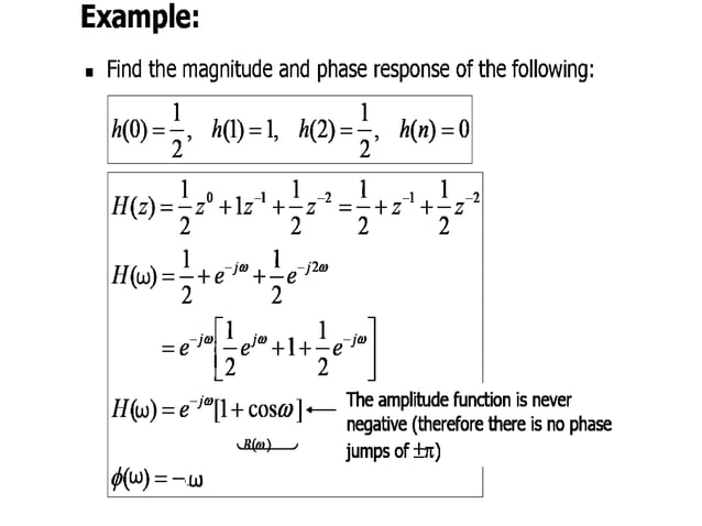 Pole-Zero Placement Method of Filter Design.pptx | Technology & Computing