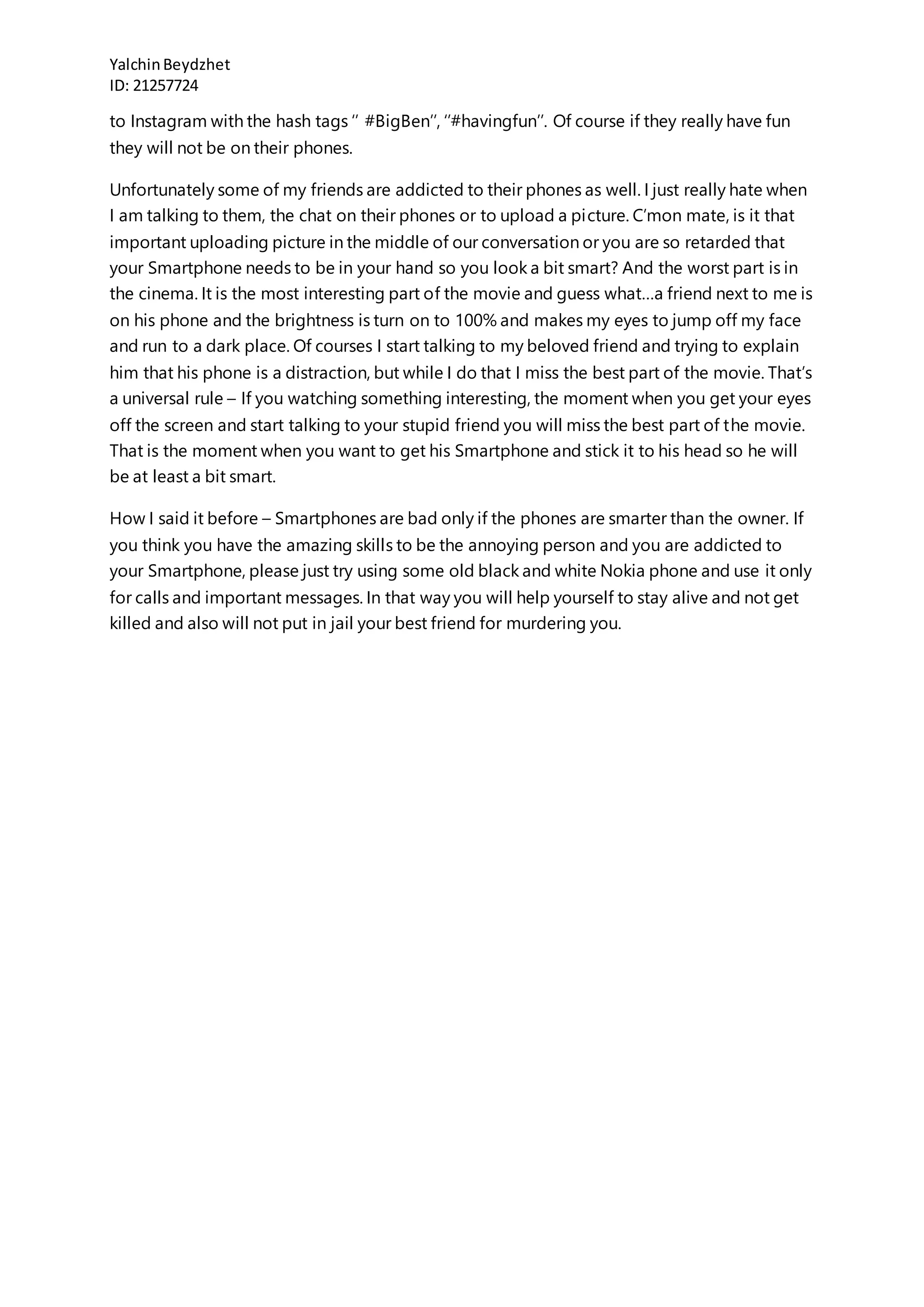 Polemical writing smartphones | PDF