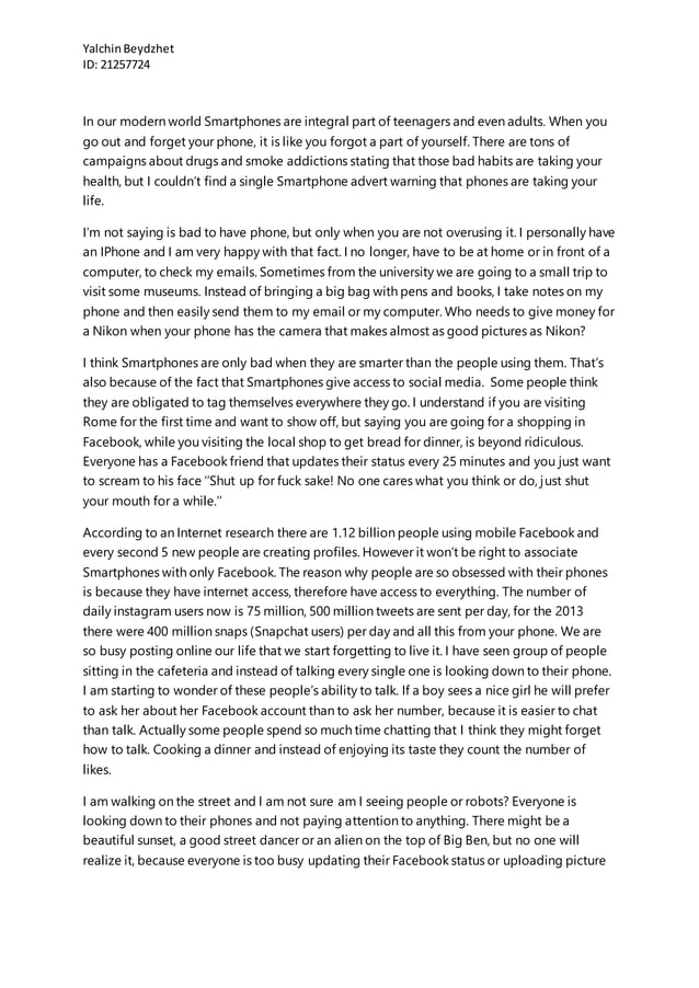 Polemical writing smartphones | PDF