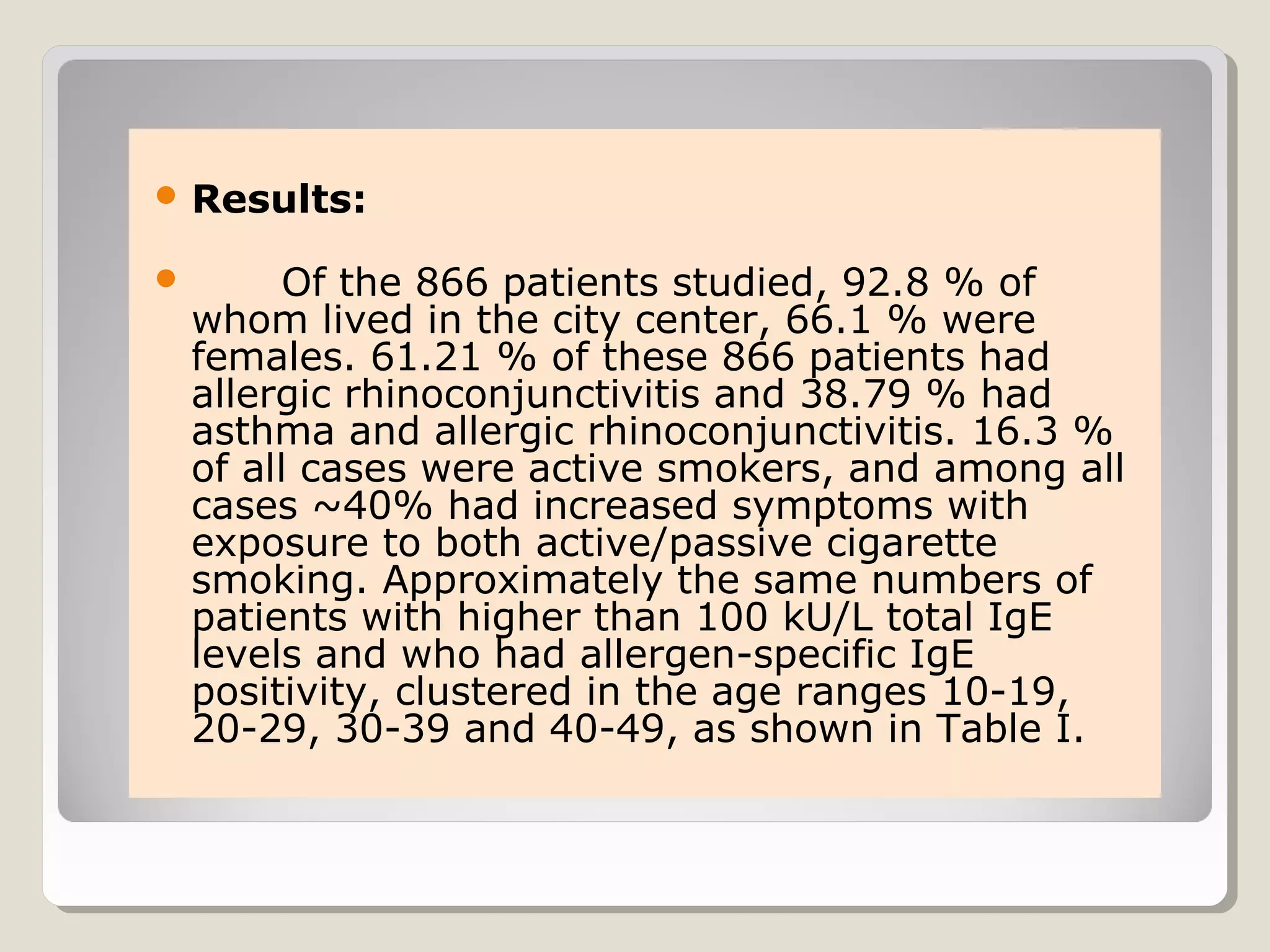 THE CLIMATE AND AERO ALLERGENS IN MEDITERRANEAN REGION AND ALLERGEN ...
