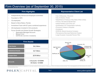 Polen Focus Growth Slide Deck Sept 2015 | PDF