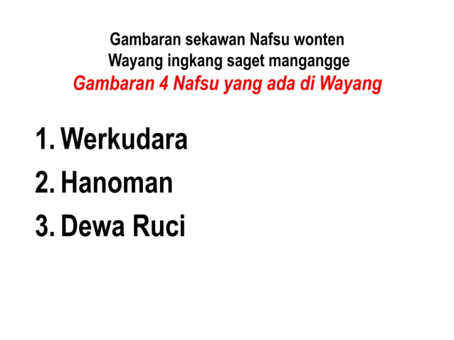 Ramayana, Poleng | PPT