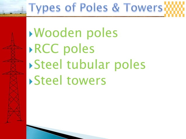 Poles and towers | PPTX