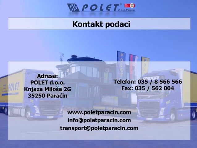Polet 2018 presentation | PPTX