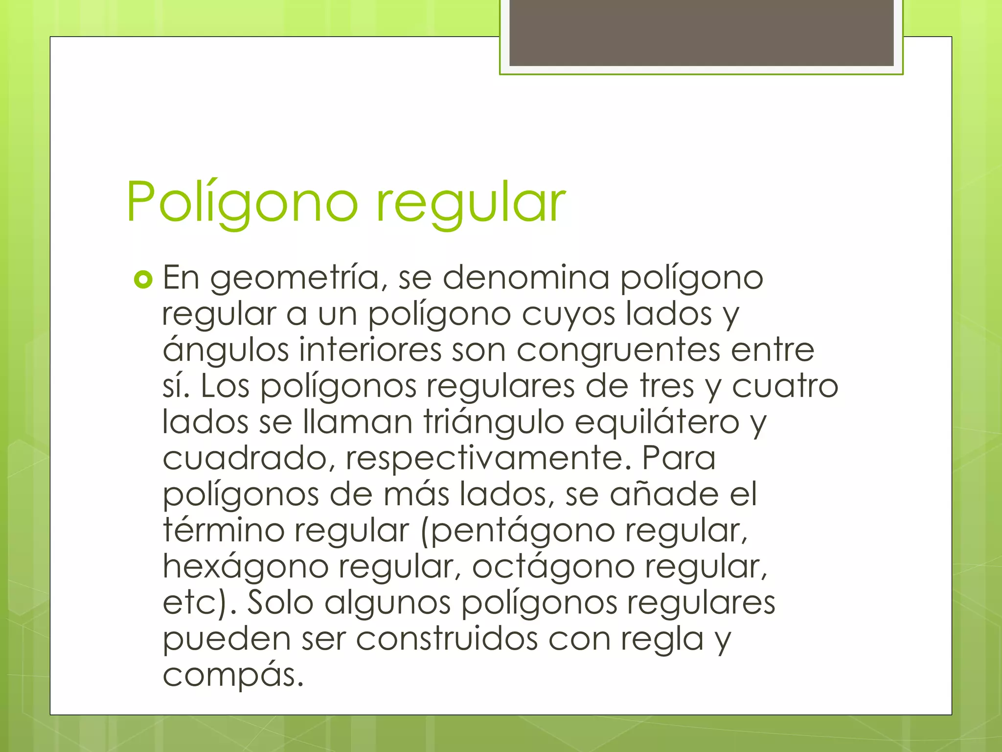 Polígonos regulares e irregulares | PPTX