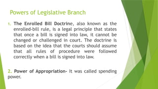 POLGOV 1 - THE Legislative branch of The Phlippines.pptx