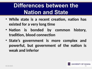 lecture topic on nation state and nation state | PPTX