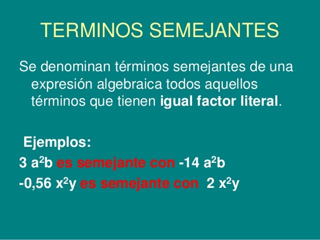 Términos semejantes
