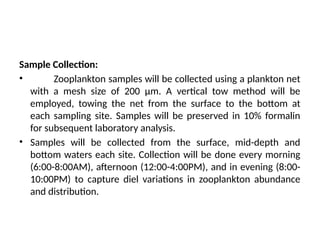 Impacts of fish cages/farming on the species composition | PPTX