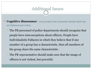 Police Department PR | PPT