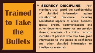 POLICE ETHICS 1st sem bscim topics all goods in the hood | PPTX