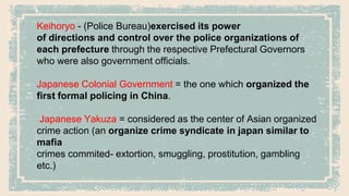 policing system of japan, usa,canada,indonisia ect. | PPT