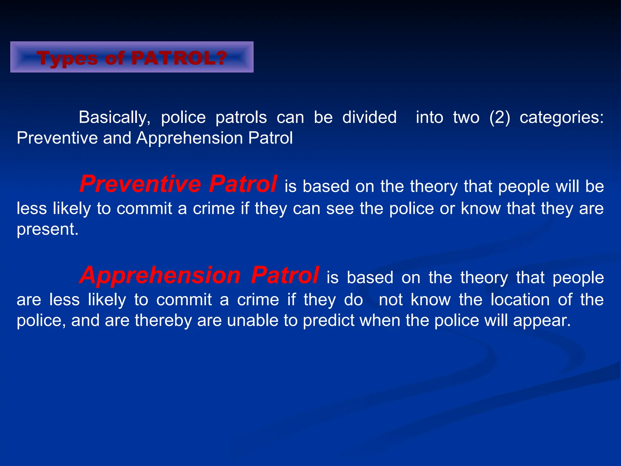 Police-Patrol-Management-for-copy-.fto-lecture-Copy.ppt