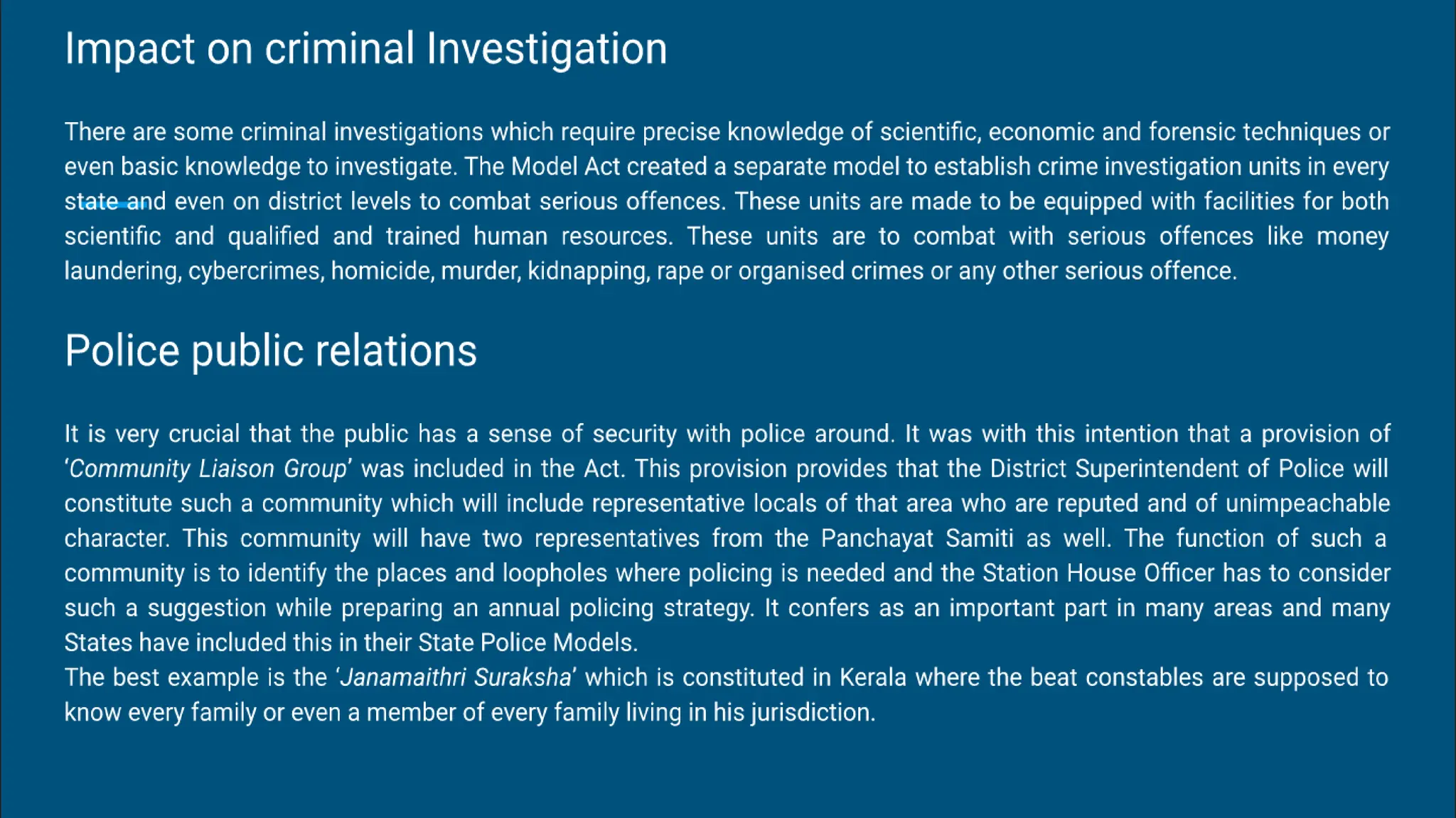 POLICE ACT, 1861 the details about police system.pptx