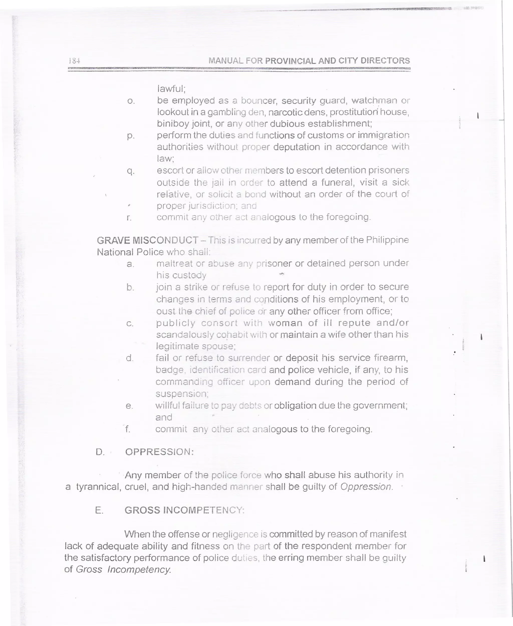 Police administrative disciplinary machinery | PDF