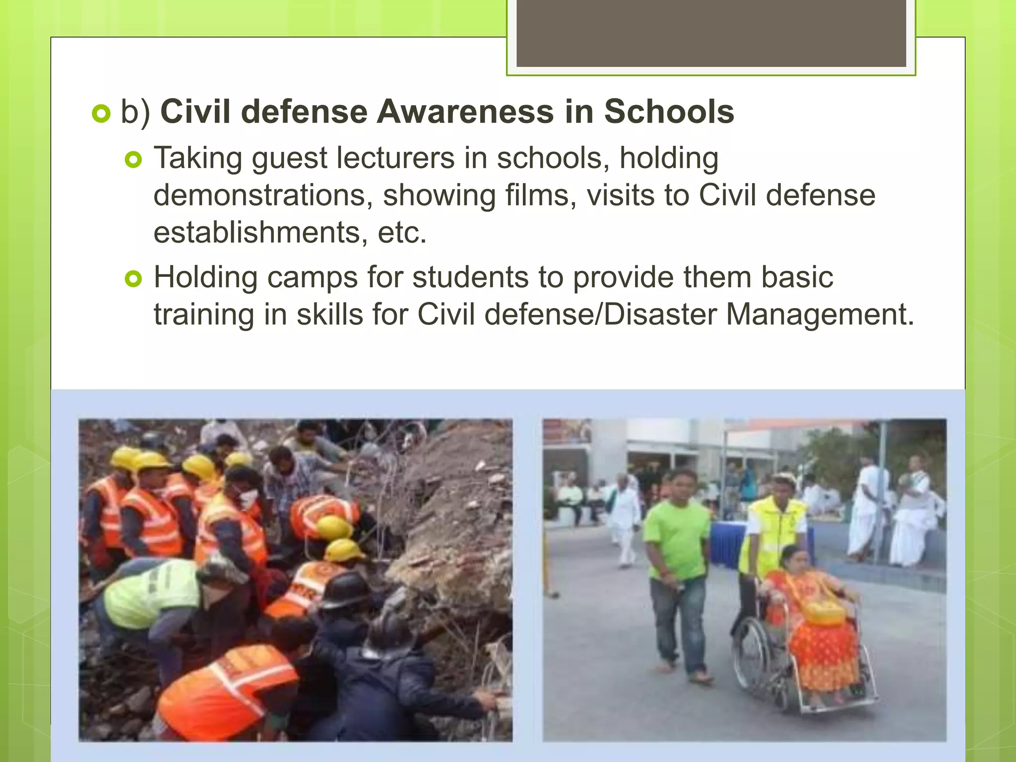 Police and civil defense in disaster management | PPTX