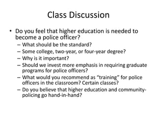 Police And Society Powerpoint | PPTX