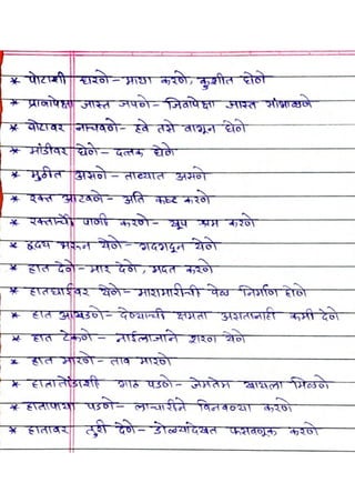 Police Bharati (Marathi Phrases) | PDF