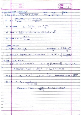 Police Bharati (Maths Formulas) | PDF