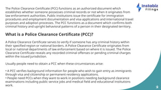 Police Clearance Certificate: A Complete Guide | PPTX