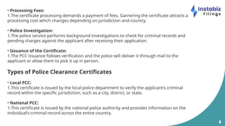 Police Clearance Certificate: A Complete Guide | PPTX