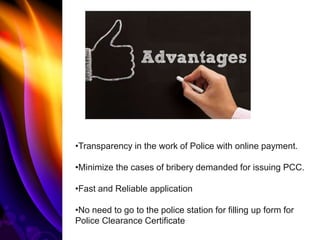 Police clearance certificate ppt | PPTX