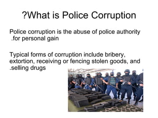 Police Corruption In Mexico- Sara Abbas | PPT