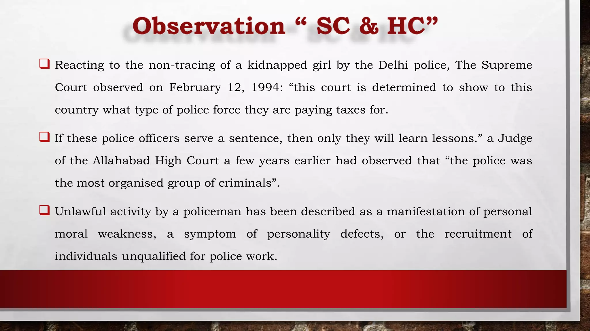 Police and Criminal justice system | PPTX | Crime & Harmful Acts to ...