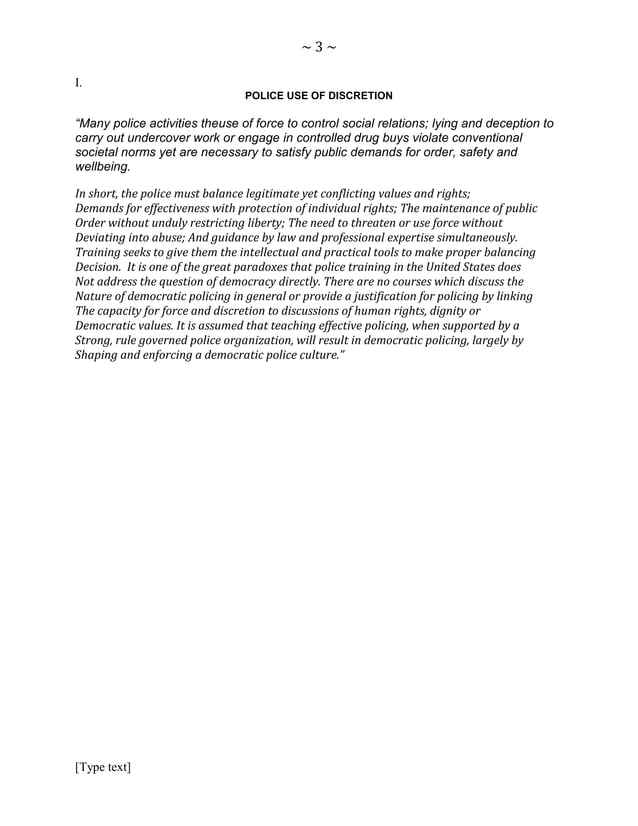 Police discretion | PDF