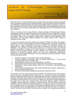 Police education and trainning in pakistan | PDF