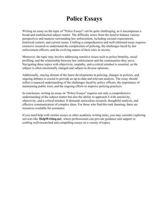 Police Essays.pdf